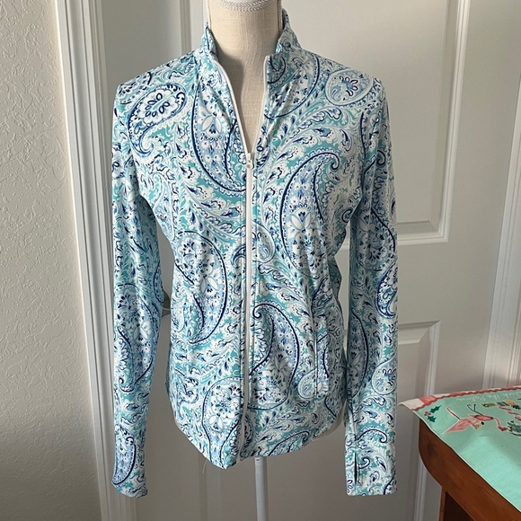 Sigrid Olsen | Jackets & Coats | Sigrid Olsen Tennis Golf Blue And ...